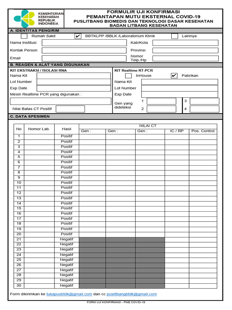 Form Pme Final Isian | PDF