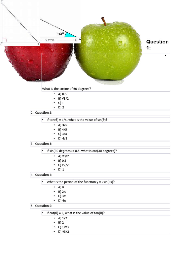 Maths Initial Assessment - Finchley Colledge | PDF | Metre