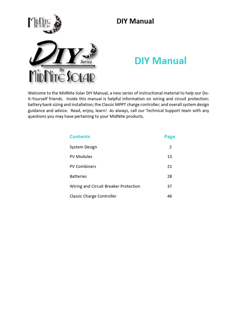 DIY Manual - Dec 2021 | PDF