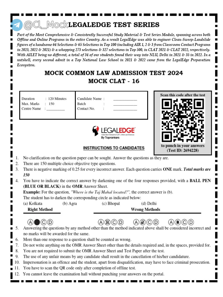 Le Mock 3 | PDF