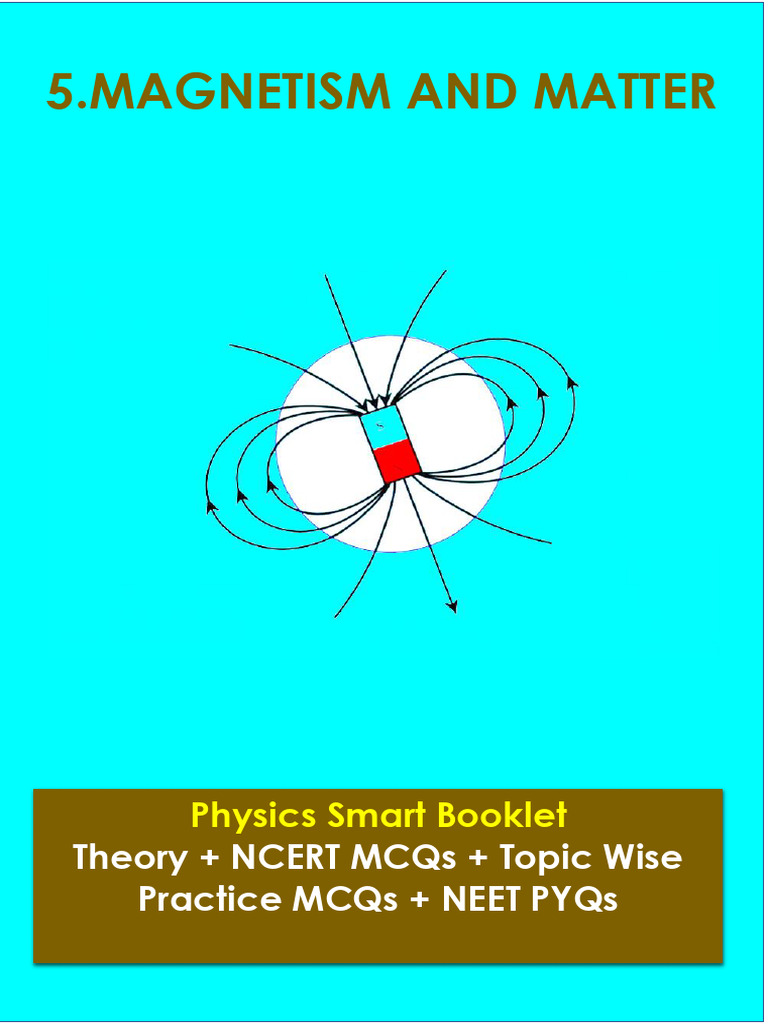 05.magnetism and Matter-F | PDF | Magnetic Field | Magnetization