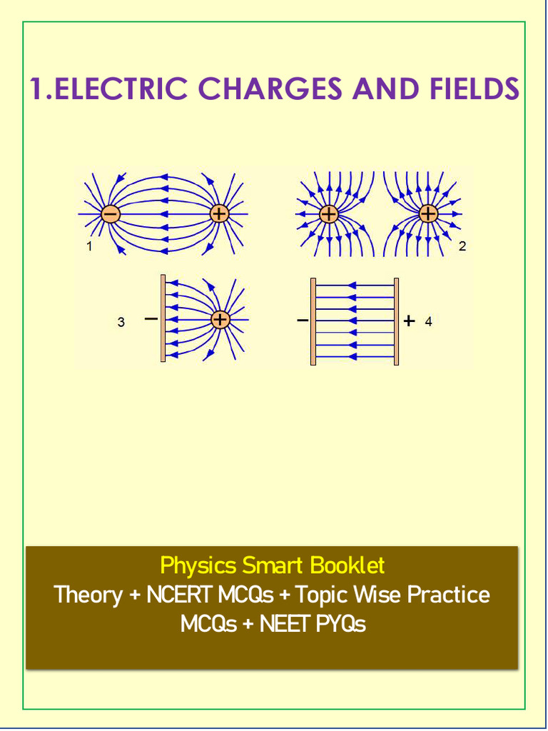 01.electric Charge and Fields-F | PDF