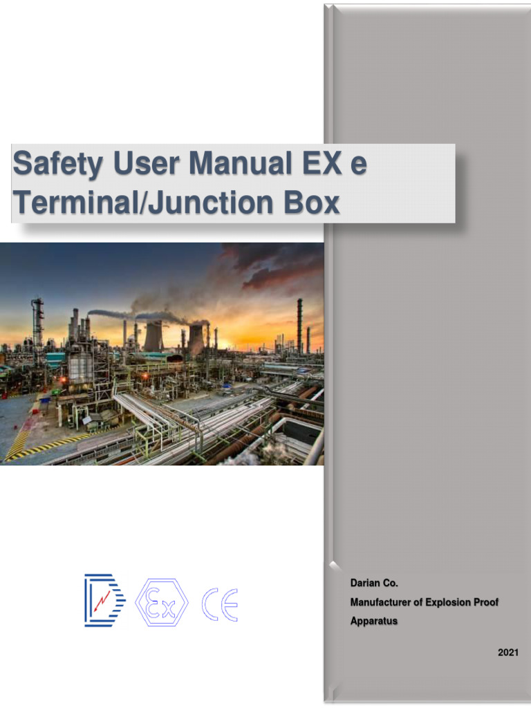 Safety User Manual EX e Terminal Box | PDF | Screw | Secondary Sector ...