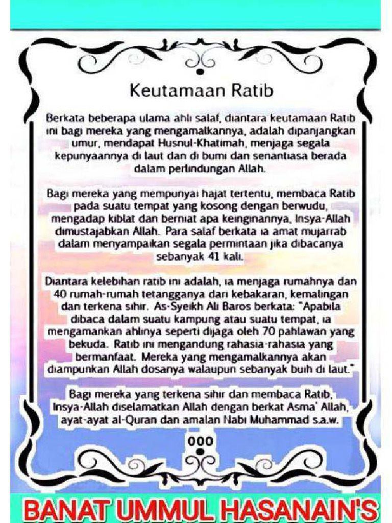 Aliza Ratib Haddad & Tahlil | PDF