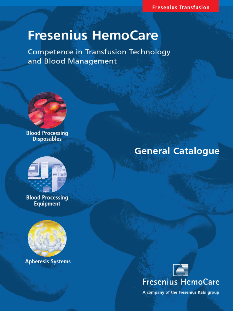 NEW General Catalogue 2006 | PDF | Platelet | Blood Transfusion