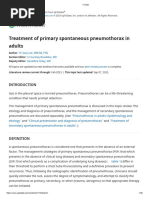 Updated BTS Guidelines for Pneumothorax | PDF | Diseases And Disorders ...