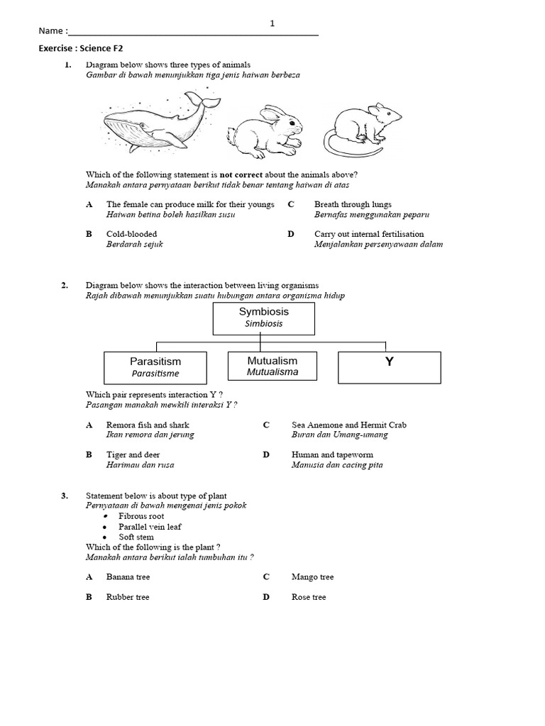 Latihan Peperiksaan Akhir Tahun Sains Tingkatan 2 Pdf Hydrogen Water