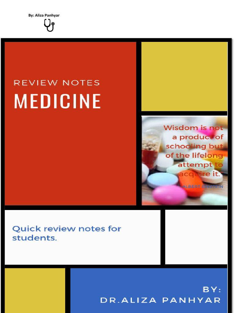 Medicine Notes | PDF