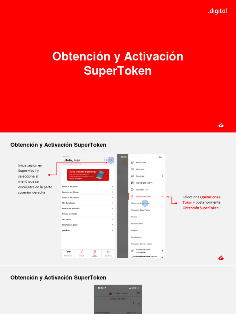 SuperToken para Clientes Multiproducto New To Bank | PDF
