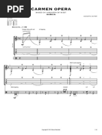 1 Carmen Opera - Marcin TAB-1 | PDF | All Rights Reserved | Carmen