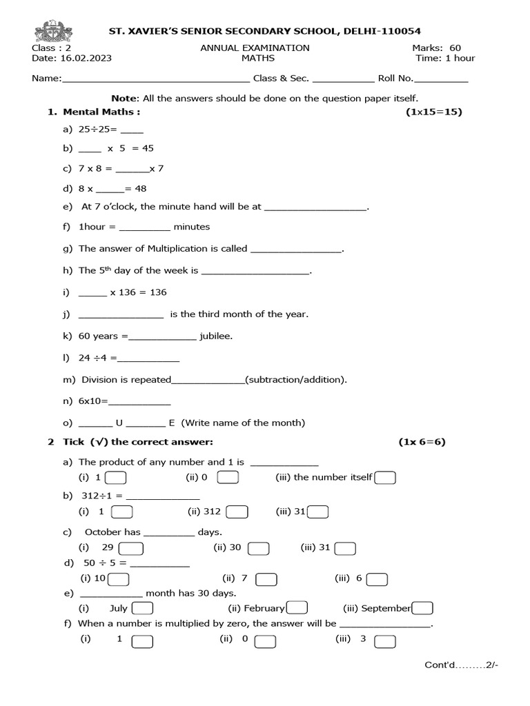 Mathematics Final Exam | PDF | Arithmetic | Mathematics