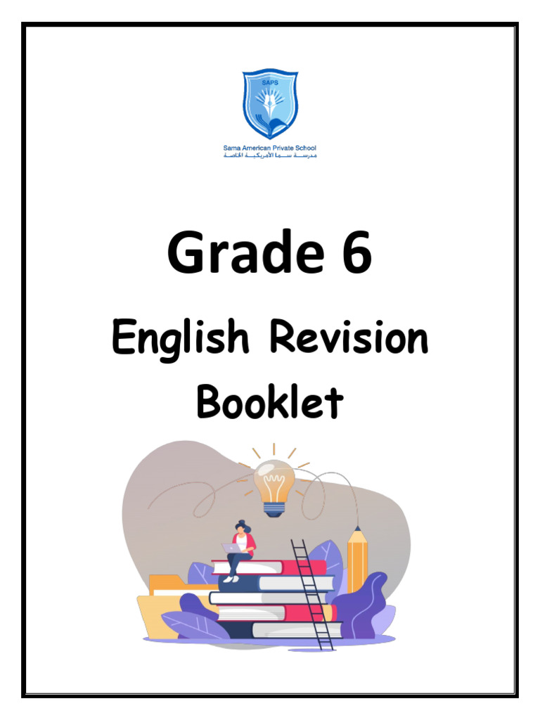 Grade 6 - English Revision Booklet. | PDF | Poetry