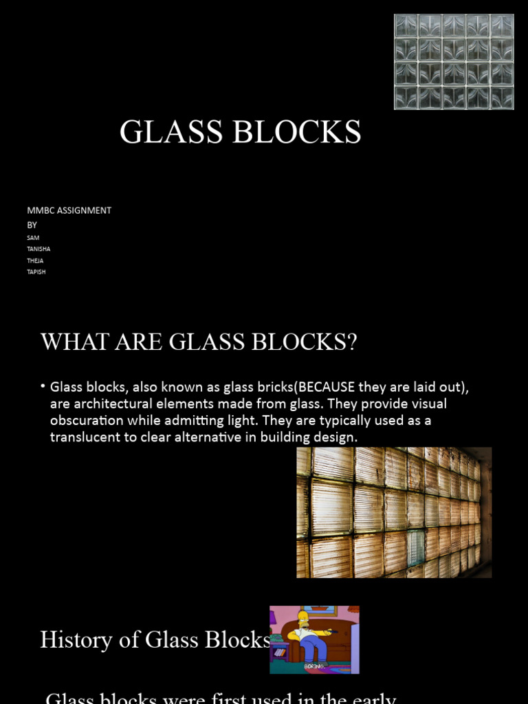 Glass Blocks | PDF