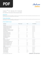 LEXAN™ Resin - 143R - Europe - Technical - Data - Sheet | PDF ...
