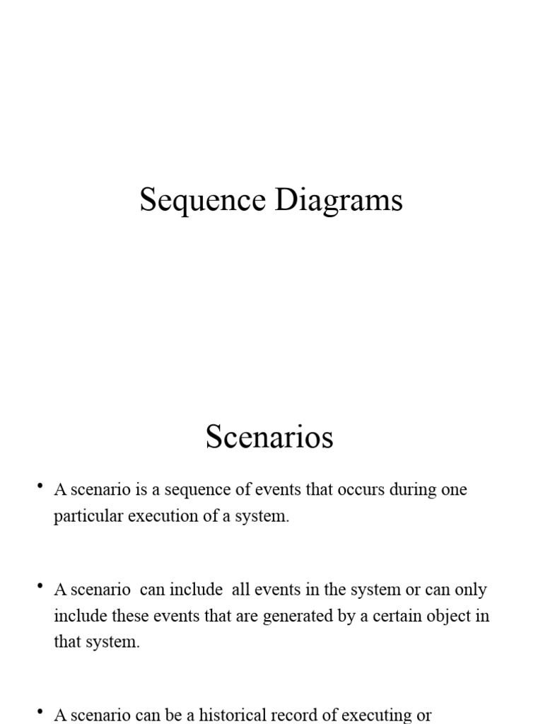 Uml Sequencediagram Pdf Control Flow Computer Programming