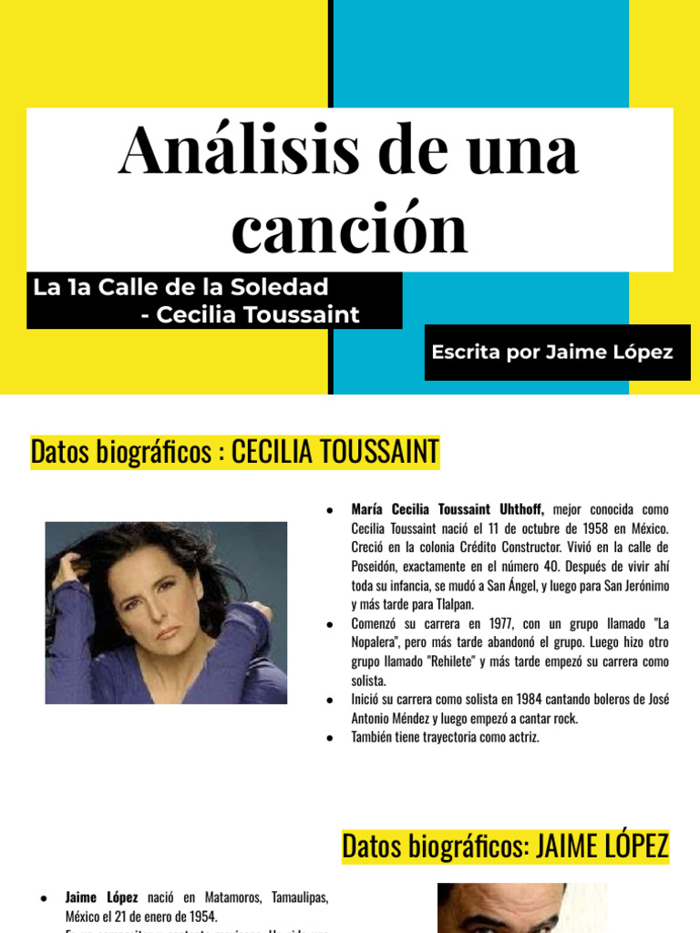 Análisis de Una Canción | PDF | Clásicos
