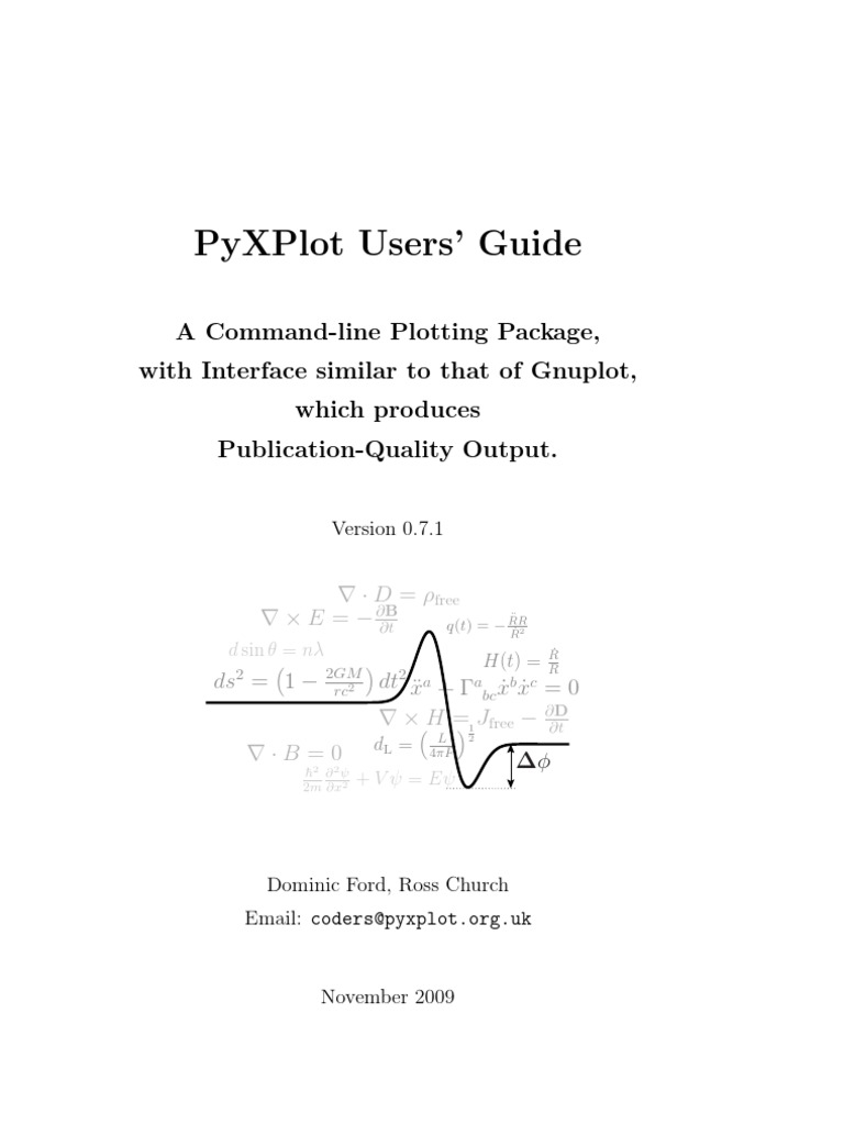 Pyx Plot | PDF | Command Line Interface | Trigonometric Functions