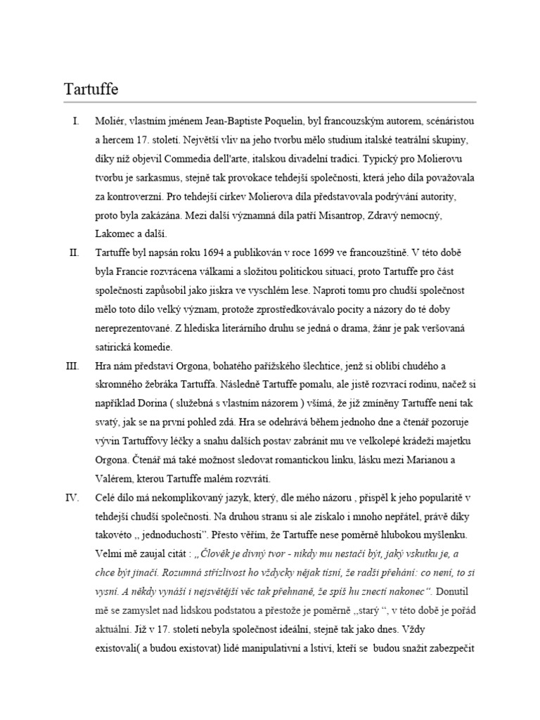 0 Tartuffe | PDF