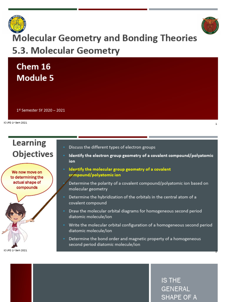 (Lecture) 3 Molecular Geometry | PDF