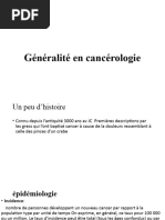 Cours D'oncologie Medicale | PDF | Oncologie | Cancer