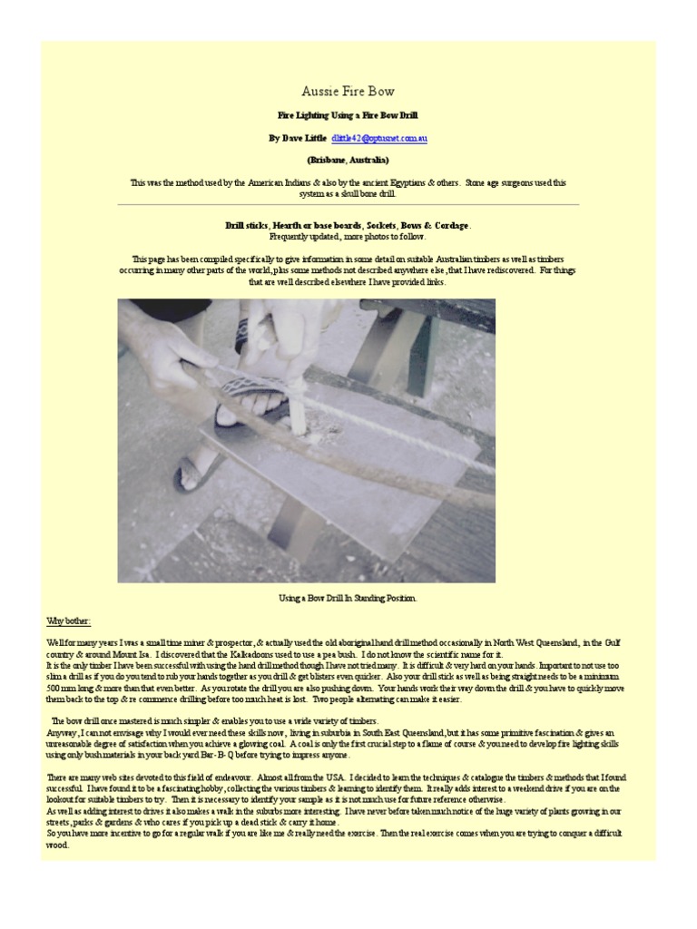 A Guide to Traditional Fire-Making Techniques Using Australian Native ...