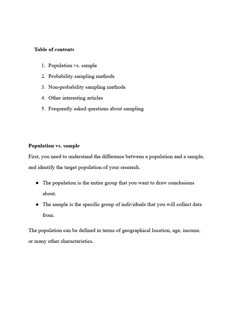 Table | PDF | Sampling (Statistics) | Hypothesis
