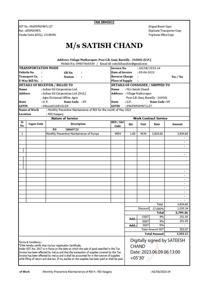 June 2023 Invoices | PDF | Invoice | Accounts Payable