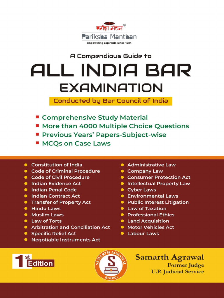 AIBE-Book Preview-Samarth Agrawal Books | PDF AIBE-Book Preview-Samarth Agrawal Books | PDF