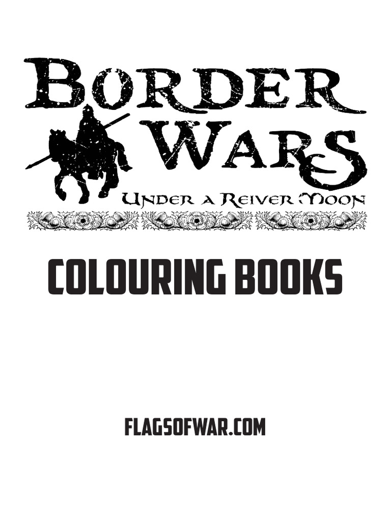 Border Wars Colouring Book v1 | PDF