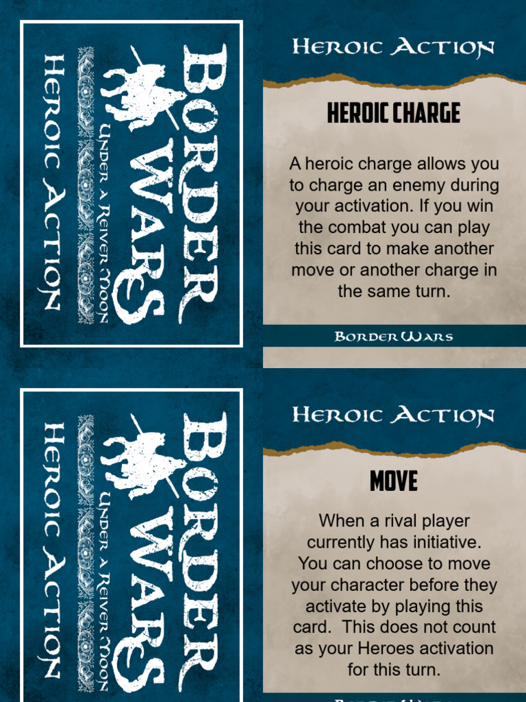 Strategy Cards for Tabletop Gamers | PDF