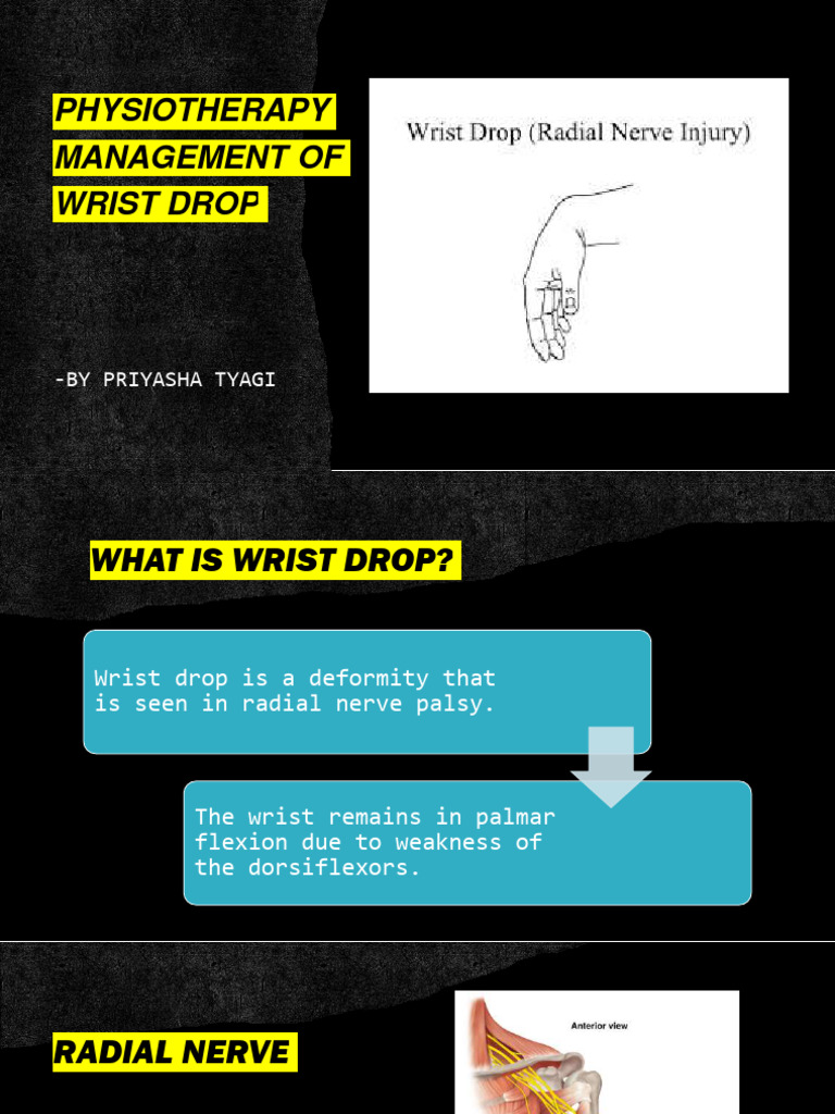 Wrist Drop Presentation 1 | PDF
