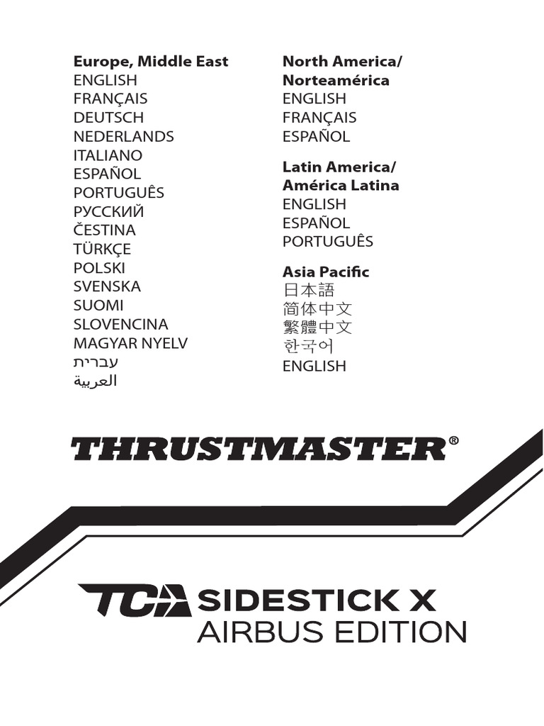 TCA Sidestick X AE User Manual | PDF | Computer Hardware | Computing