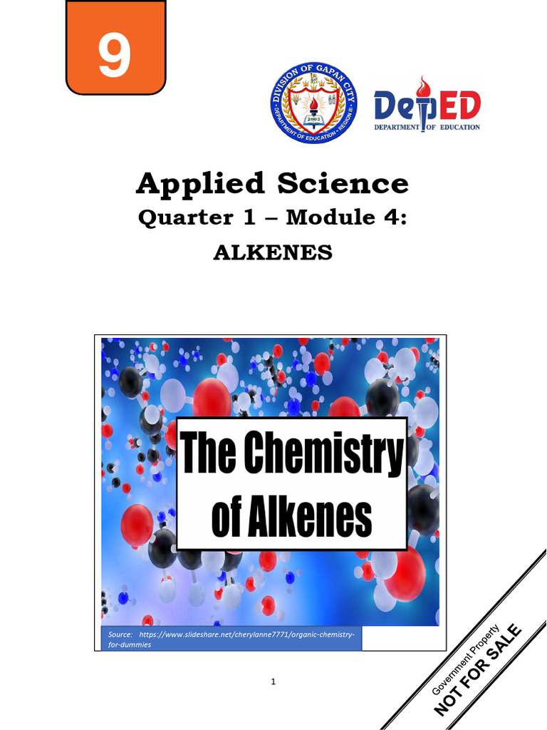 Final Module 4 The Alkenes | PDF
