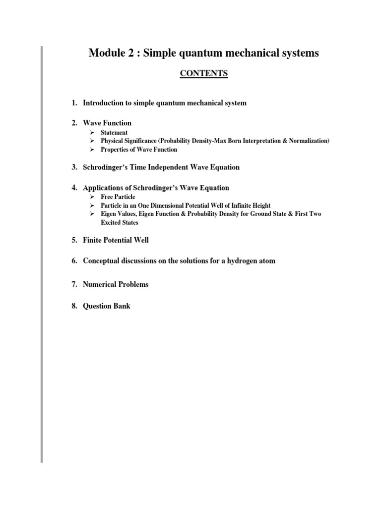 Normalization in Quantum Wave Functions | PDF
