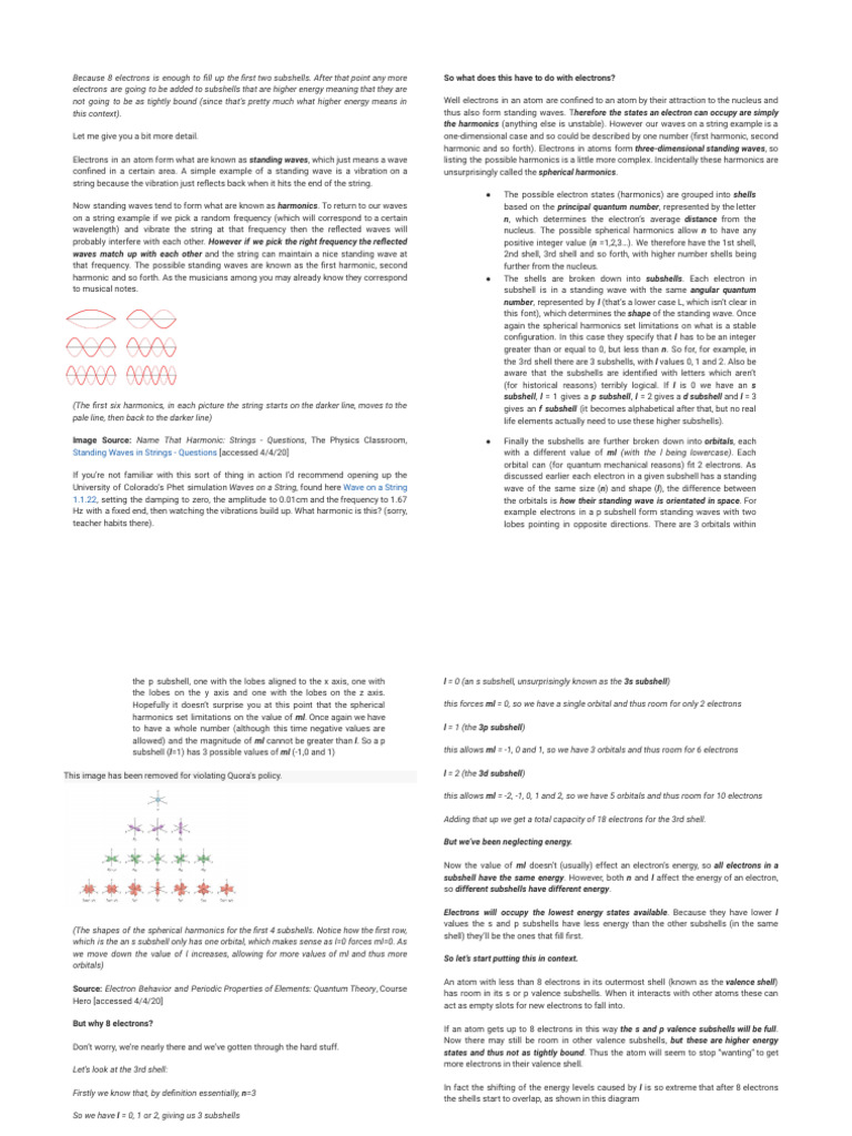 Why Octate Rule To Be Stable? | PDF