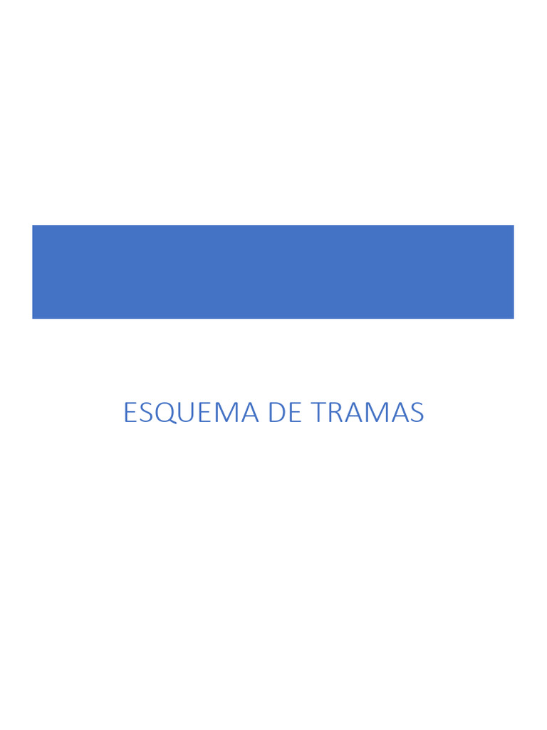 Esquema de Tramas | PDF