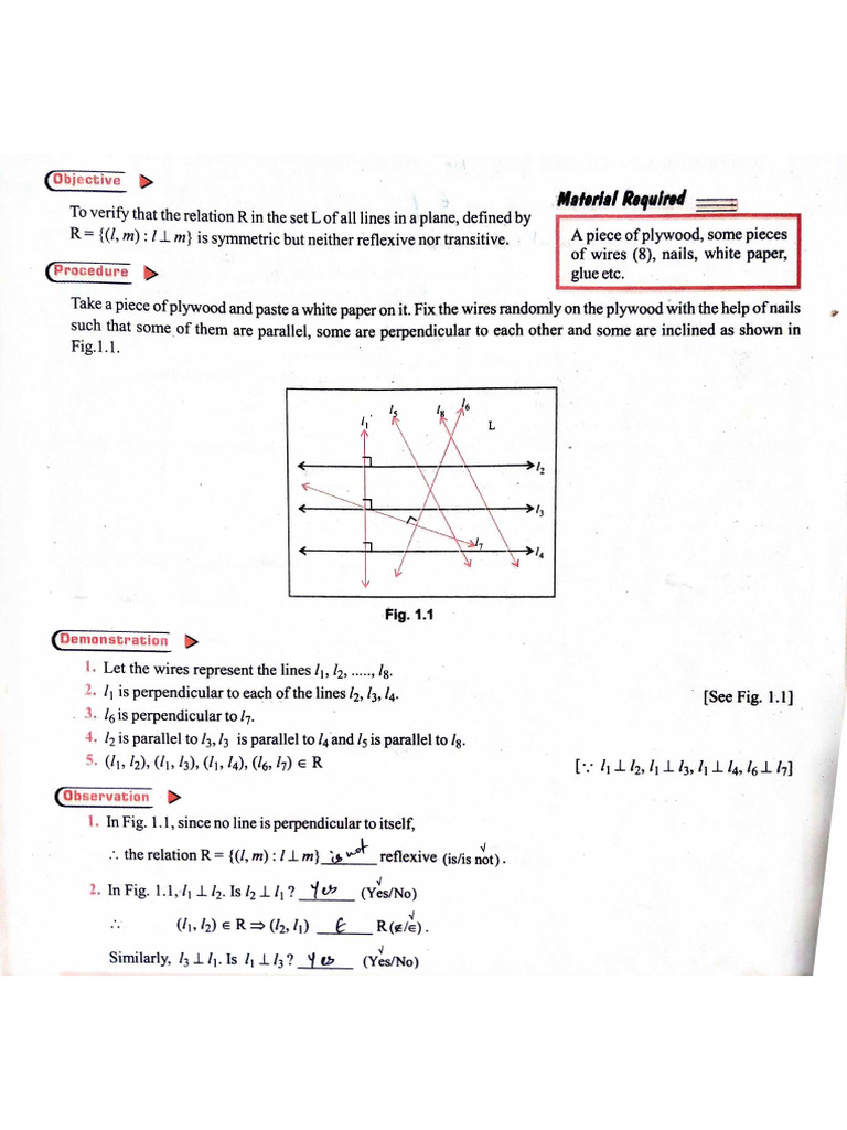 10 Maths Activities For Class 12th | PDF