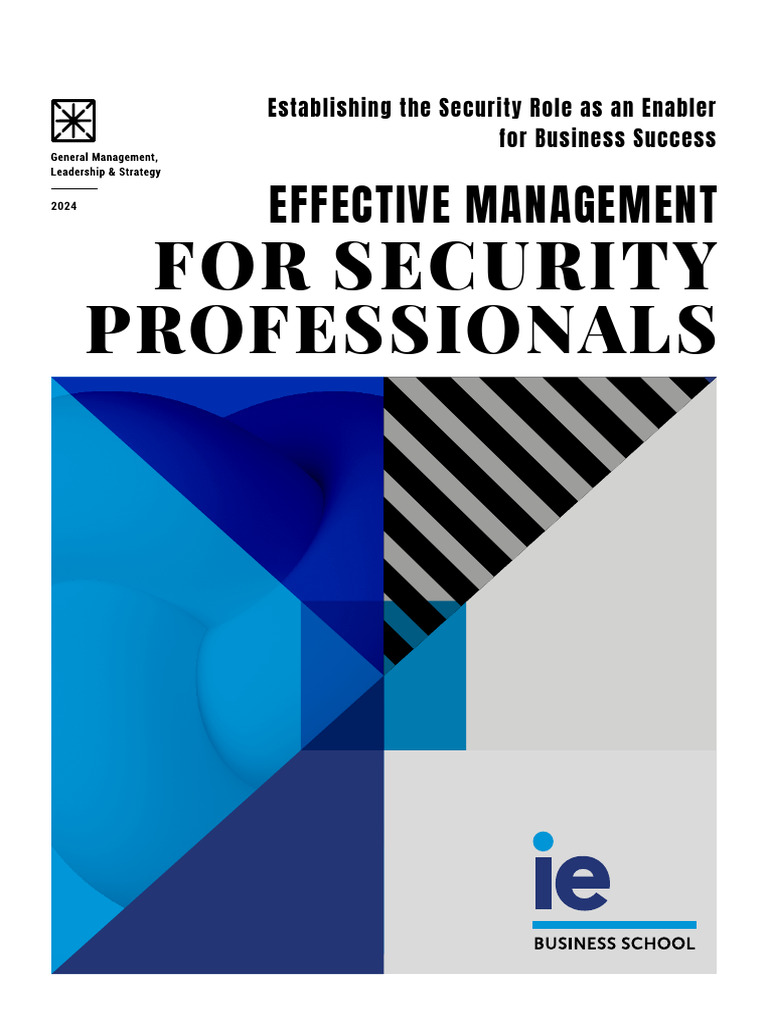 Effective Management Security Professionals | PDF