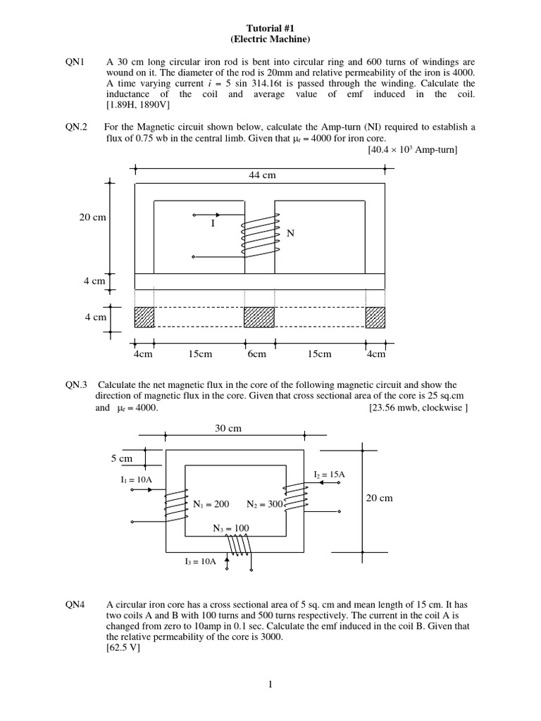 Tutorial Magnetic Circuit | PDF
