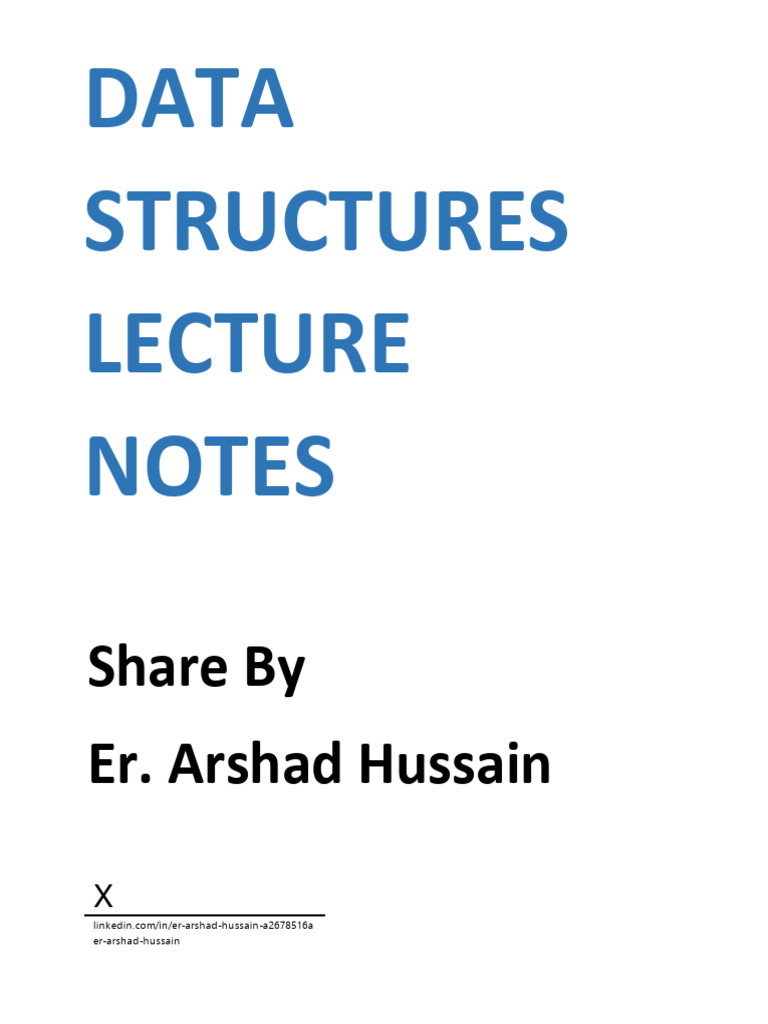 Dsa Notes 1 Pdf Queue Abstract Data Type Computer Programming 8124