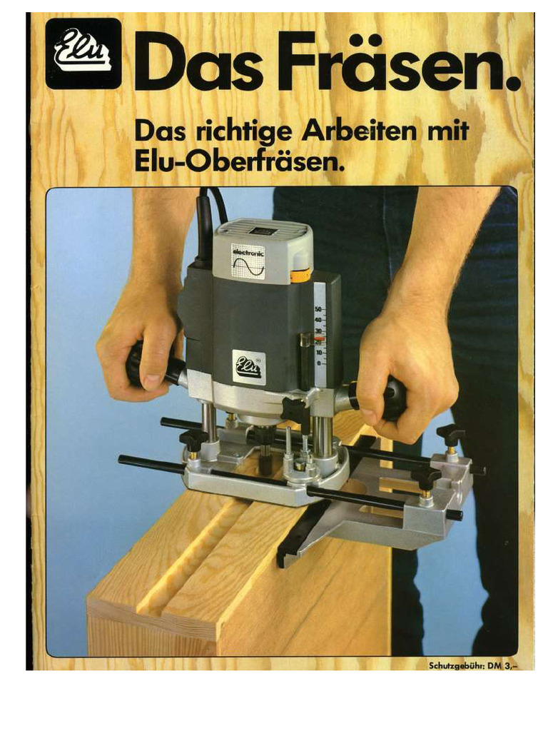 Arbeiten Mit Der Elu MOF 96 Oberfräse | PDF