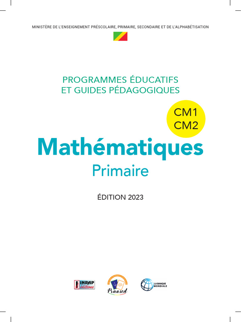 Programme éducatif Maths CM1 2023 | PDF