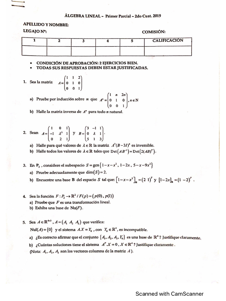 2019 2C Primer Parcial | PDF
