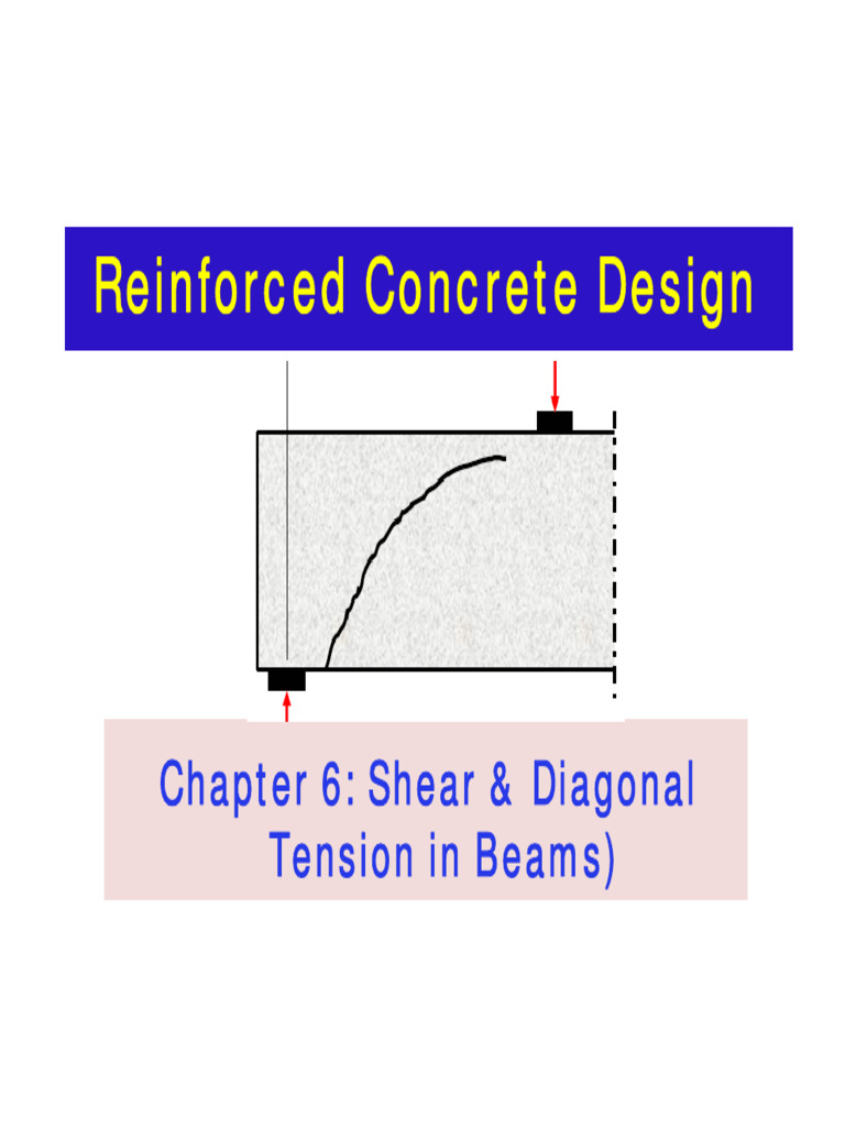 CHP 6 (Shear and Diagonal Tension in Beams) | PDF