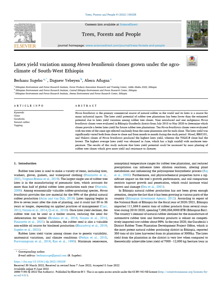 1 s2.0 S2666719322000929 Main | PDF | Natural Rubber | Analysis Of Variance