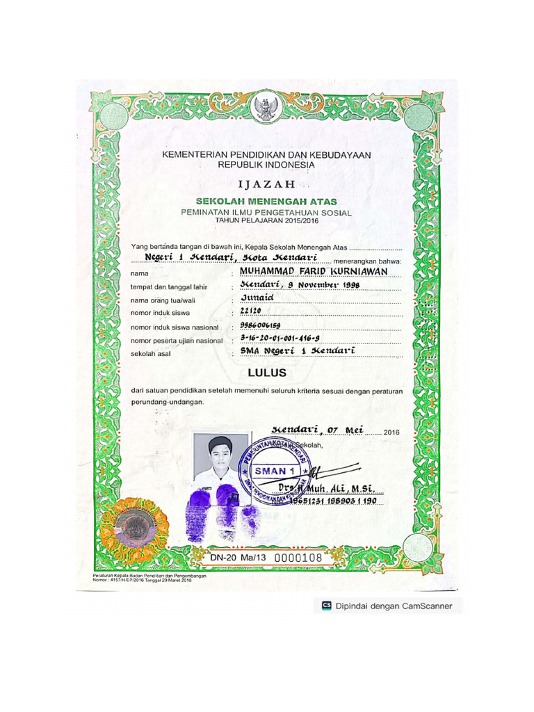 Ijazah Farid | PDF