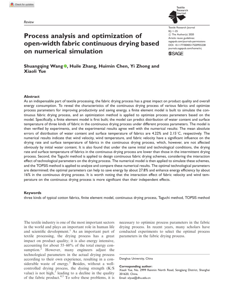 Textile Dyeing | PDF | Mathematical Optimization | Textiles