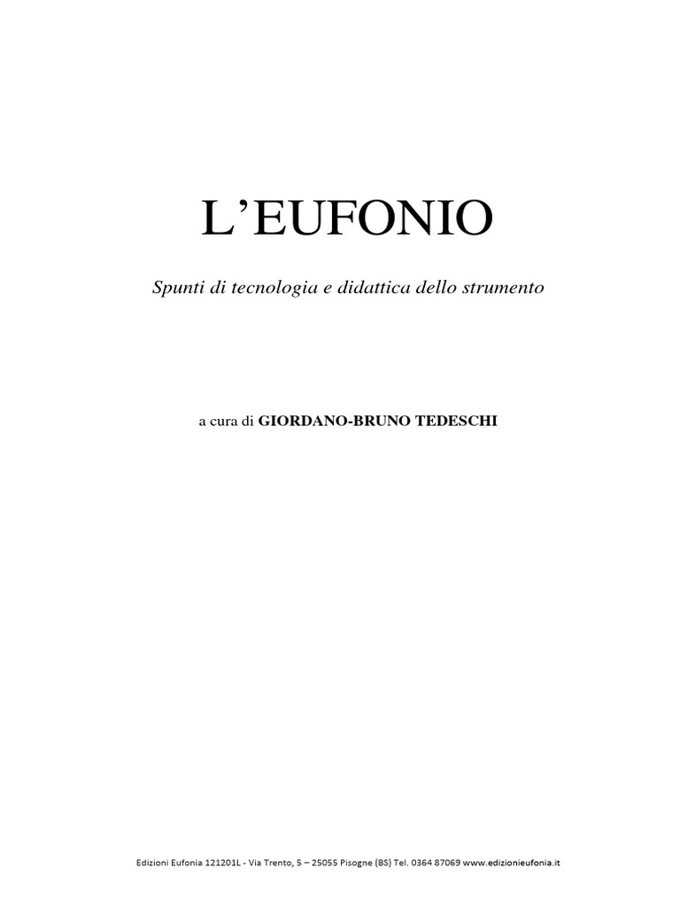 Eufonio | PDF