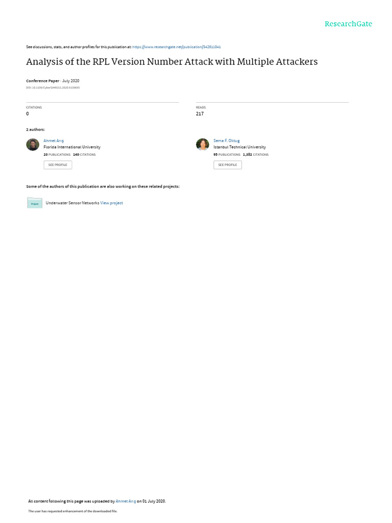 Aris, 2020 | PDF | Internet Of Things | Computer Network