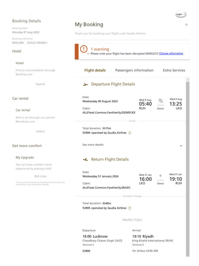 Saudia Airlines | PDF